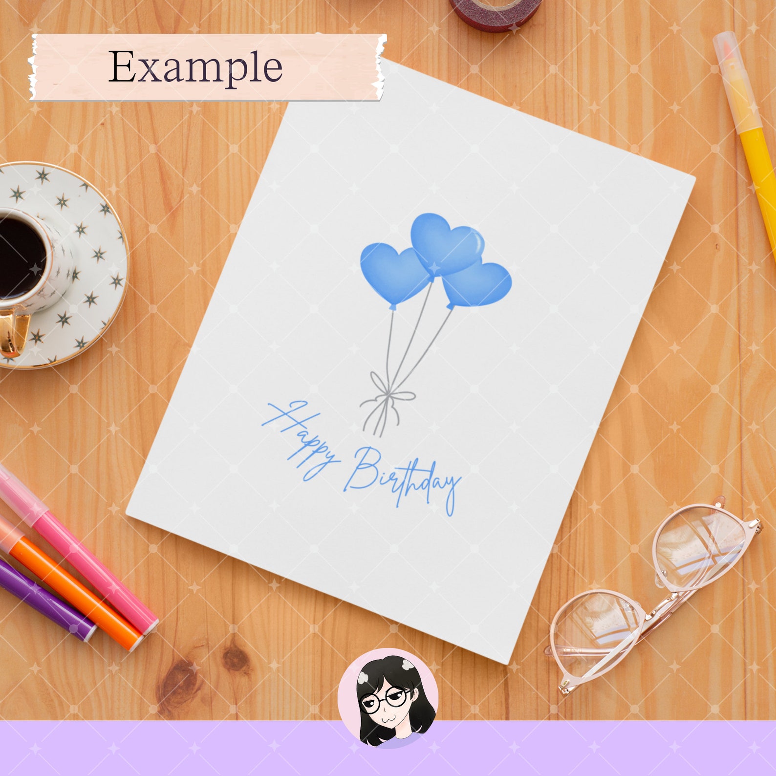 Pastel Balloons Clipart, Hand Painted Rainbow Balloons Heart Designs ...