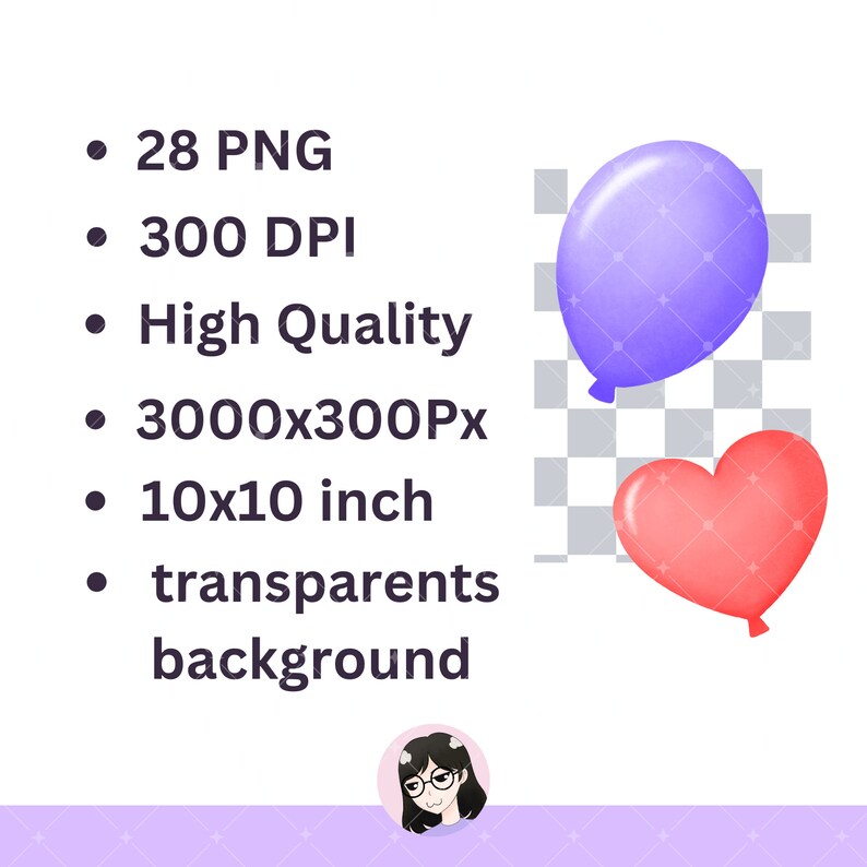 Pastel Balloons Clipart, Hand Painted Rainbow Balloons Heart Designs ...