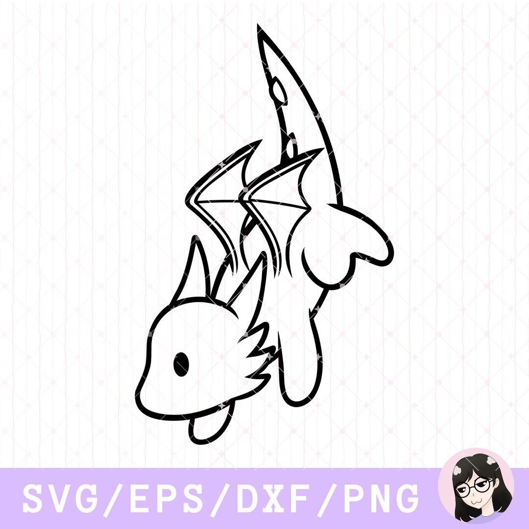 Baby Dragon SVG, Cute Dragon PNG, Adorable Baby Dragon Design, Cut File ...