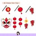 Chinese New Year Clipart, Chinese Lunar Year and Kawaii Chinese New ...