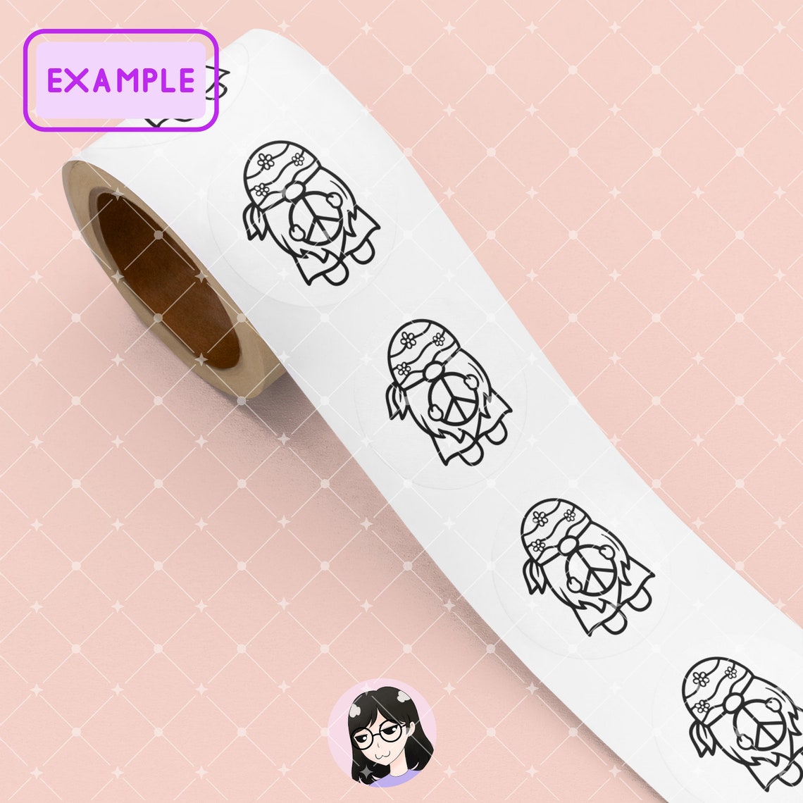 Hippie Gnome Peace Sign SVG: Funny Holiday Cut File (digital Download ...