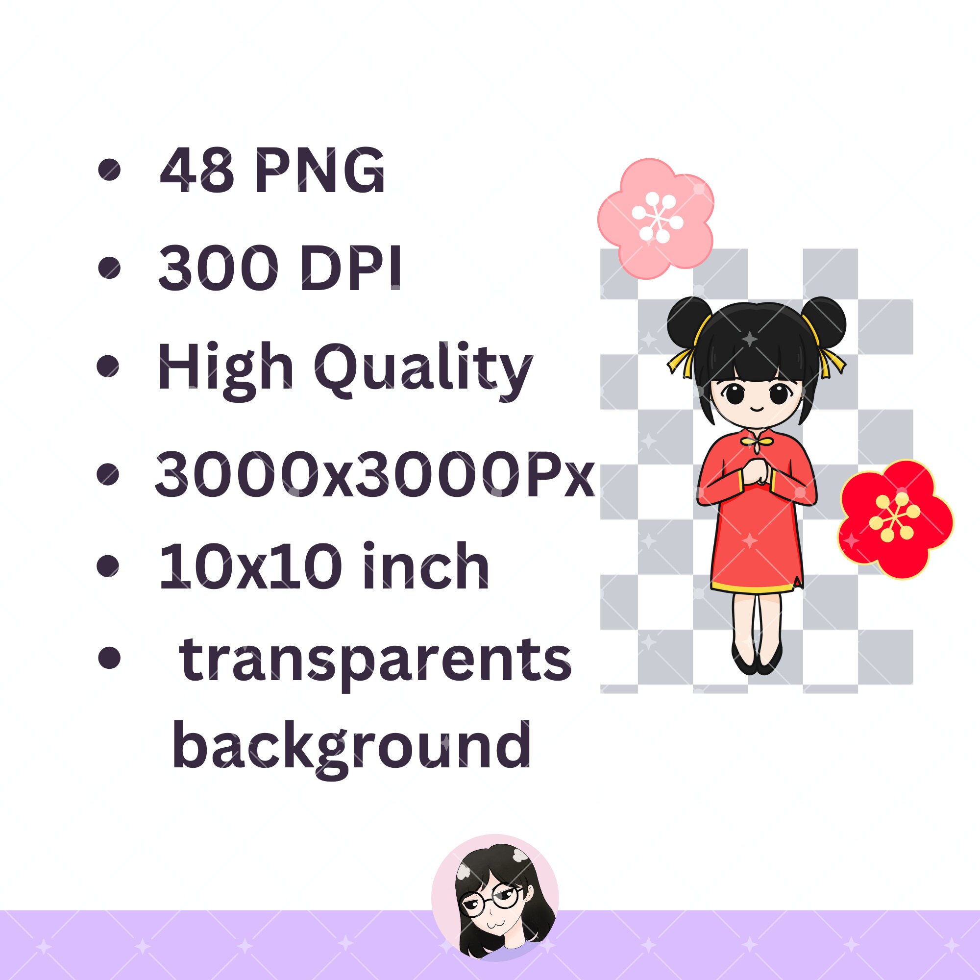 Chinese New Year Clipart, Chinese Lunar Year and Kawaii Chinese New ...