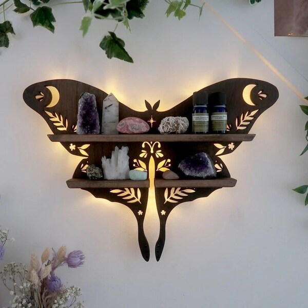 Moth Shelf - Etsy