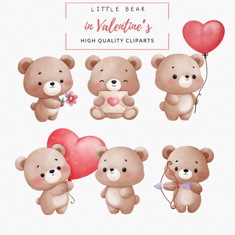 Valentine's Day Clipart Valentine Clip Art Love Clipart Cute Little ...