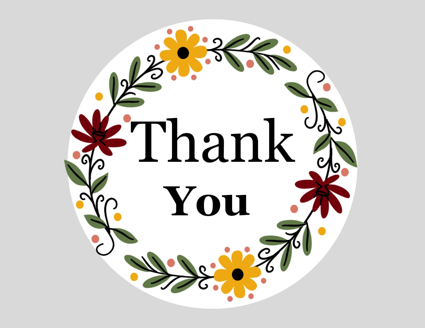 Printable Thanks You Card / Instant Download Card /canva - Etsy