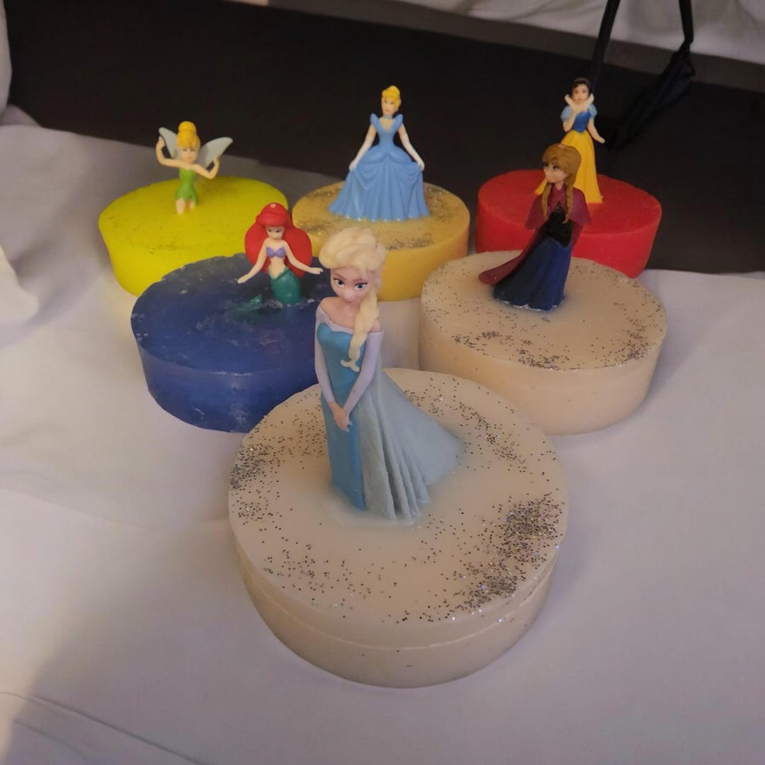 Enchanting Handmade Disney Princess Soaps Perfect for Kids & Sensitive ...