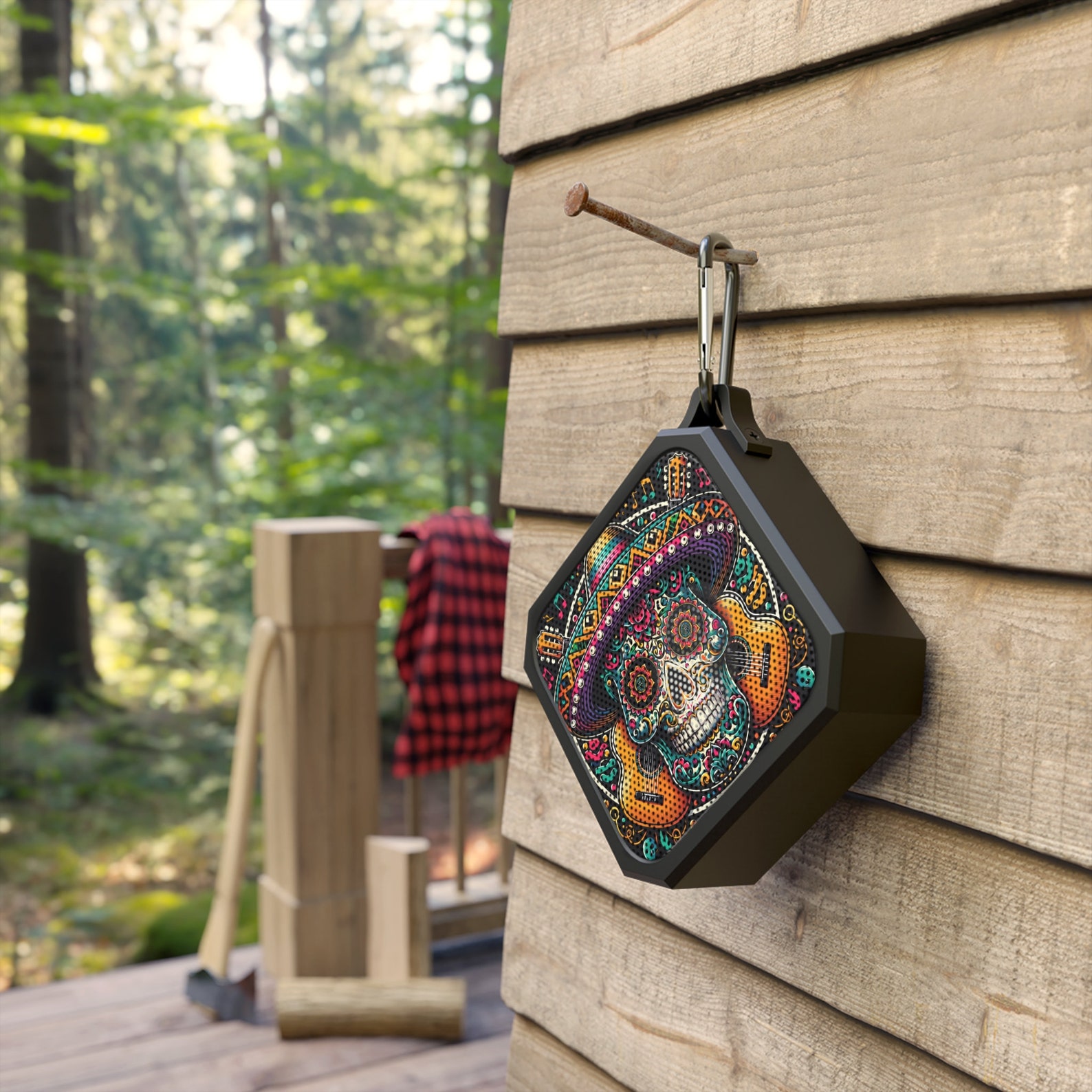 The Mexican Skull Guitar Outdoor Bluetooth Speaker - Etsy