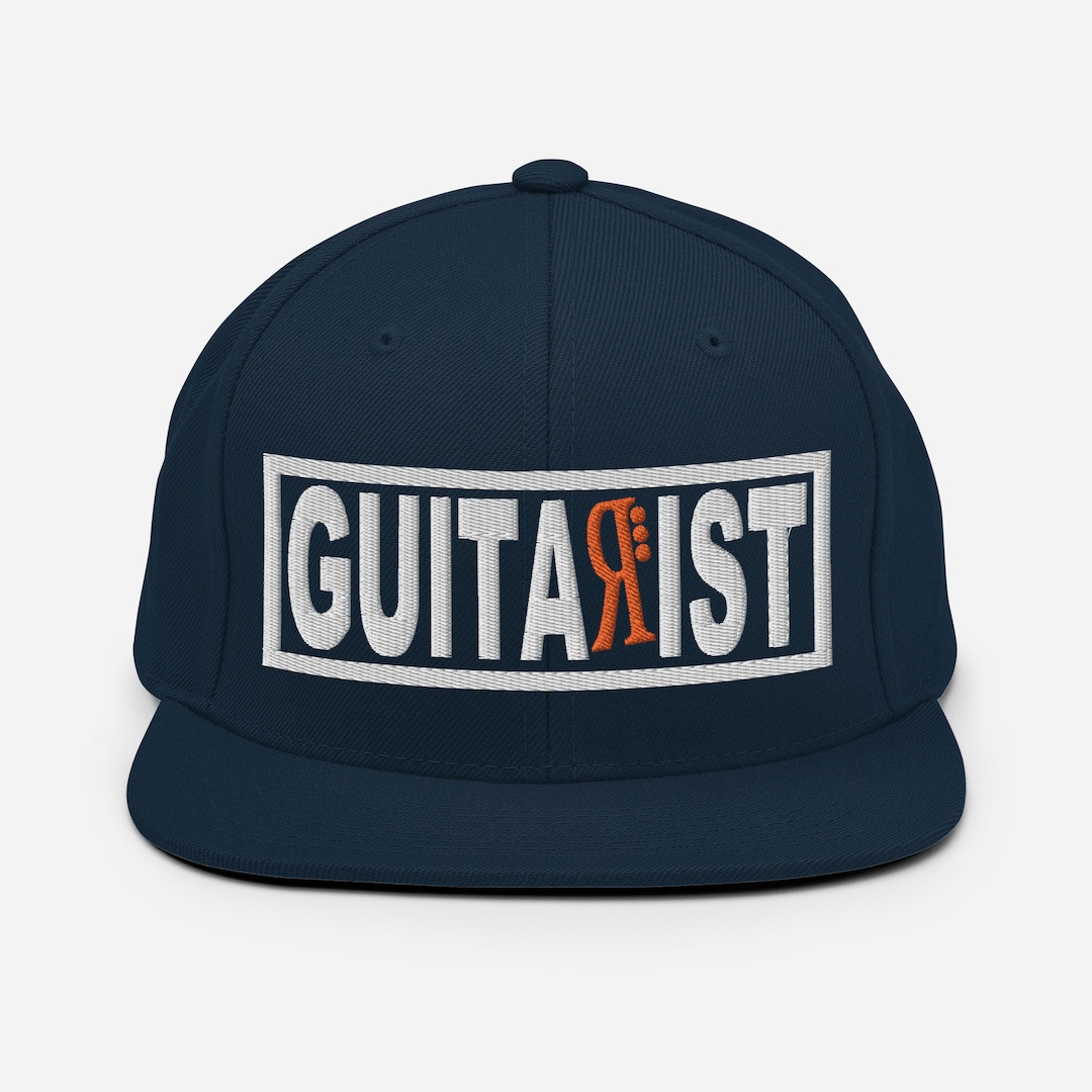 The Guitarist Snapback Hat - Etsy