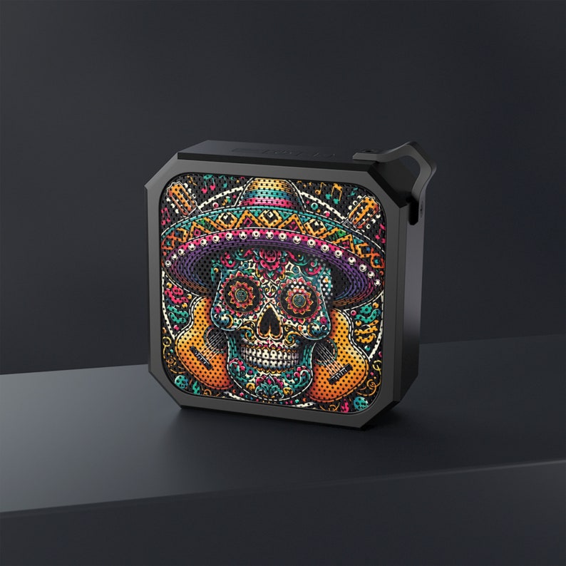 The Mexican Skull Guitar Outdoor Bluetooth Speaker - Etsy