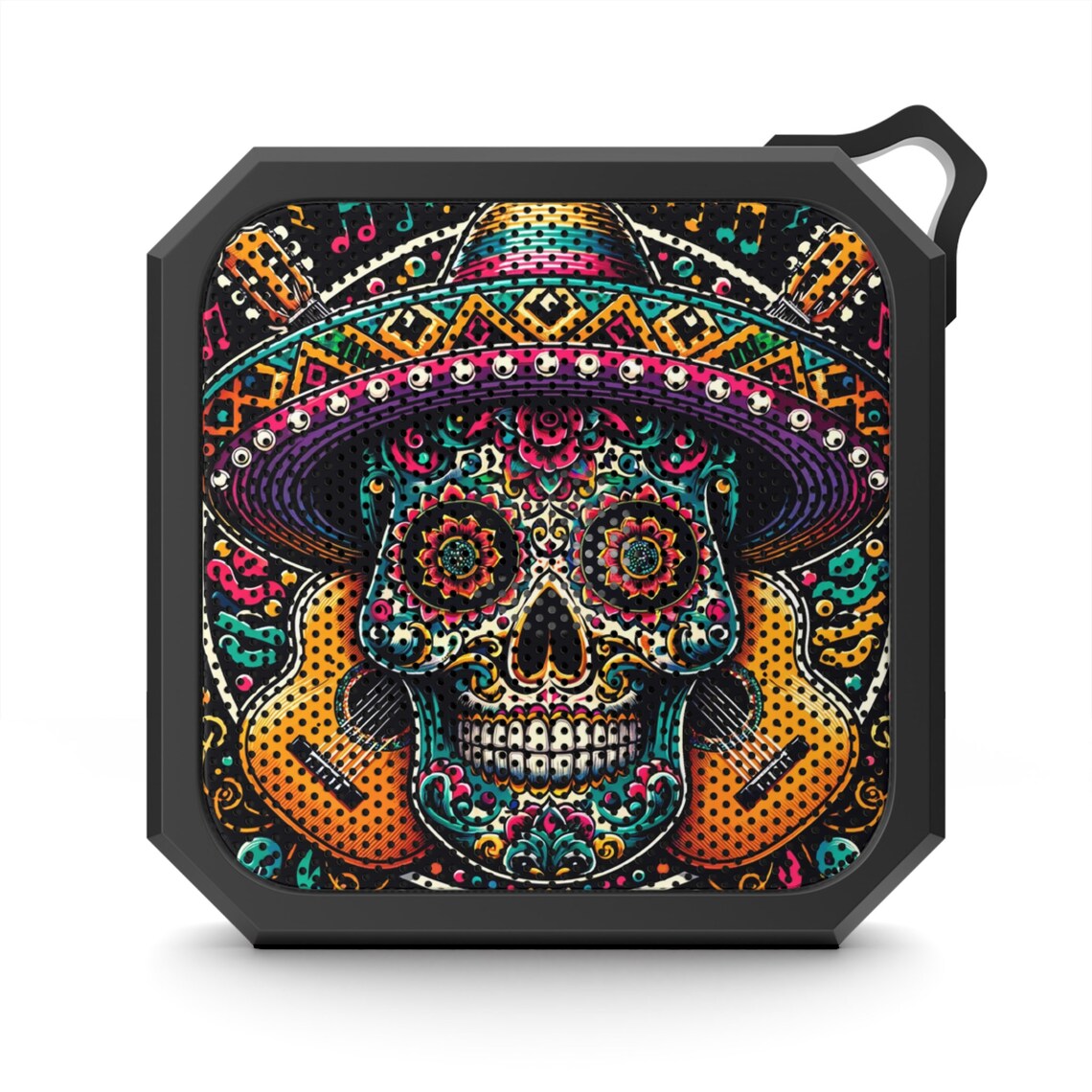 The Mexican Skull Guitar Outdoor Bluetooth Speaker - Etsy