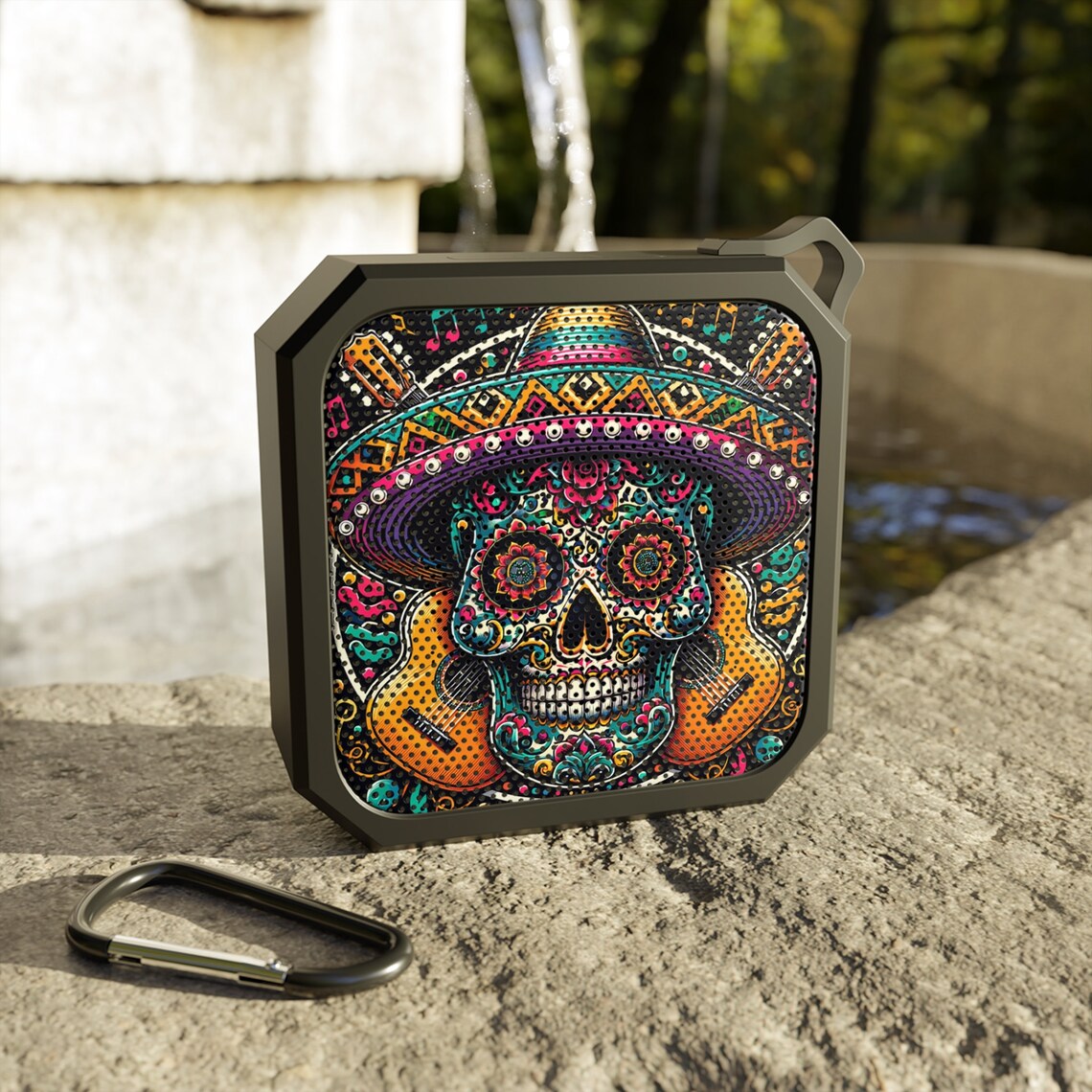 The Mexican Skull Guitar Outdoor Bluetooth Speaker - Etsy