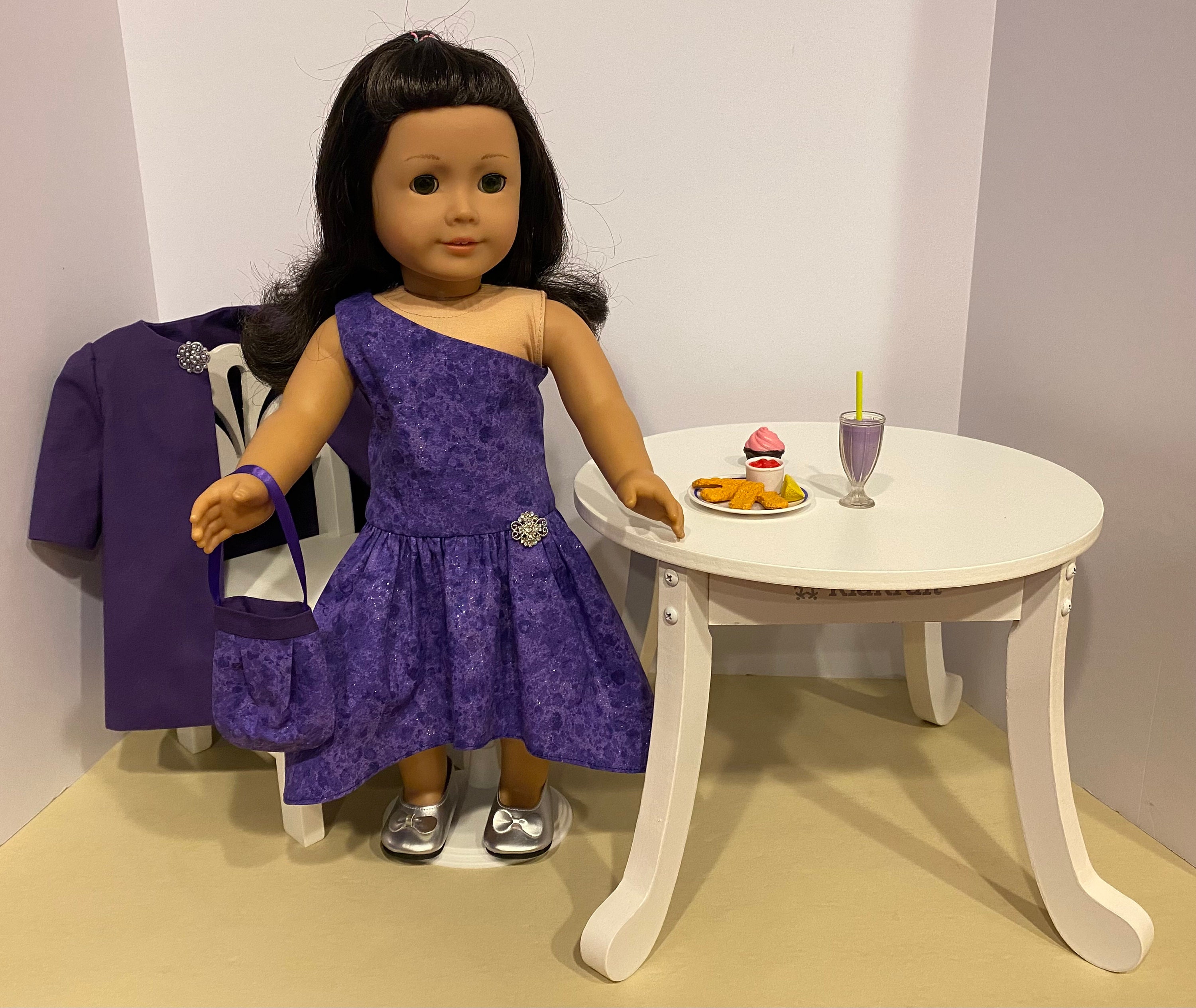 Elegant Purple Ensemble for 18” Dolls - Etsy