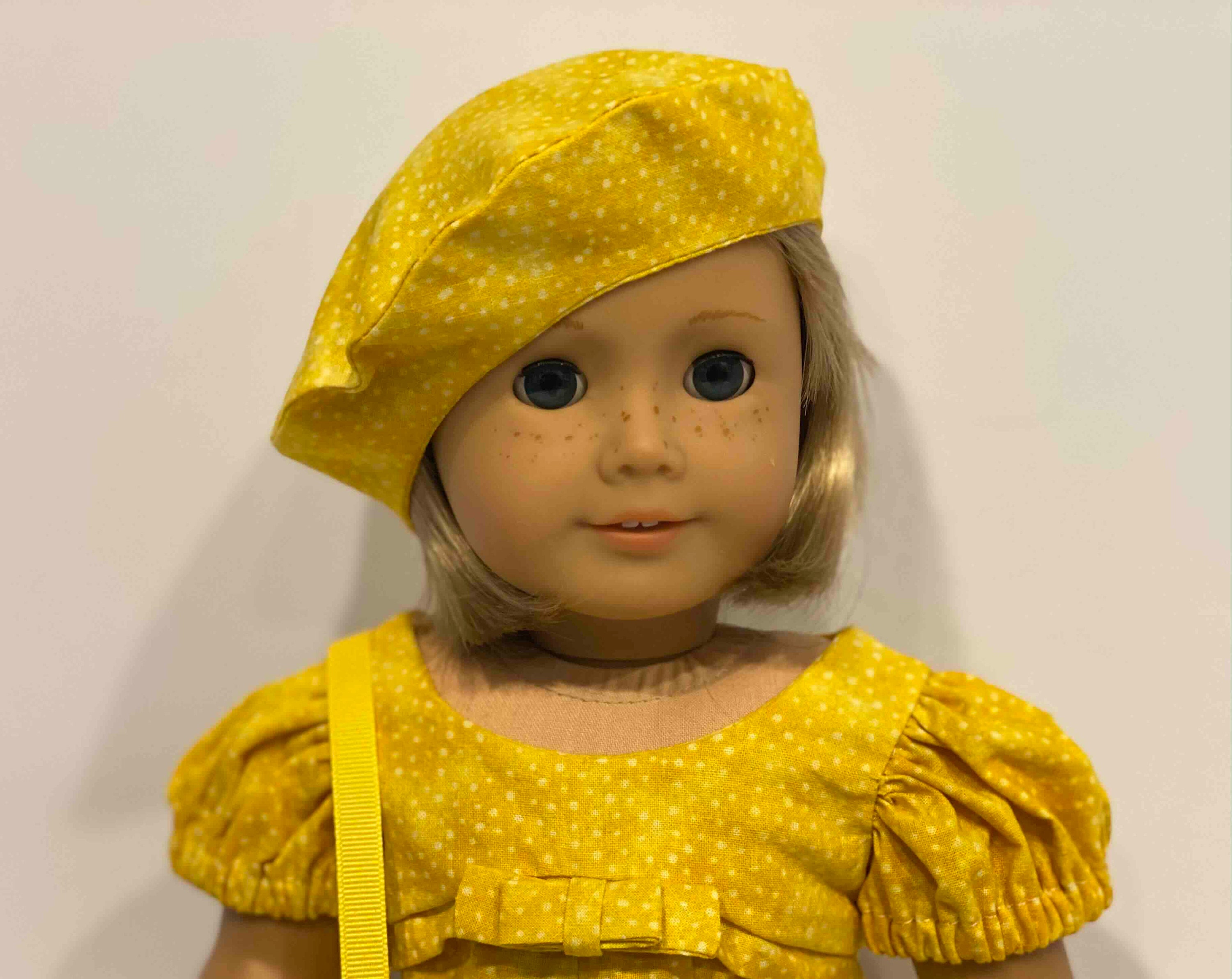 Yellow Retro Dress Ensemble for 18 Dolls Like American Girl - Etsy