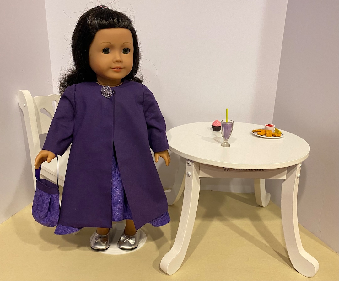 Elegant Purple Ensemble for 18” Dolls - Etsy