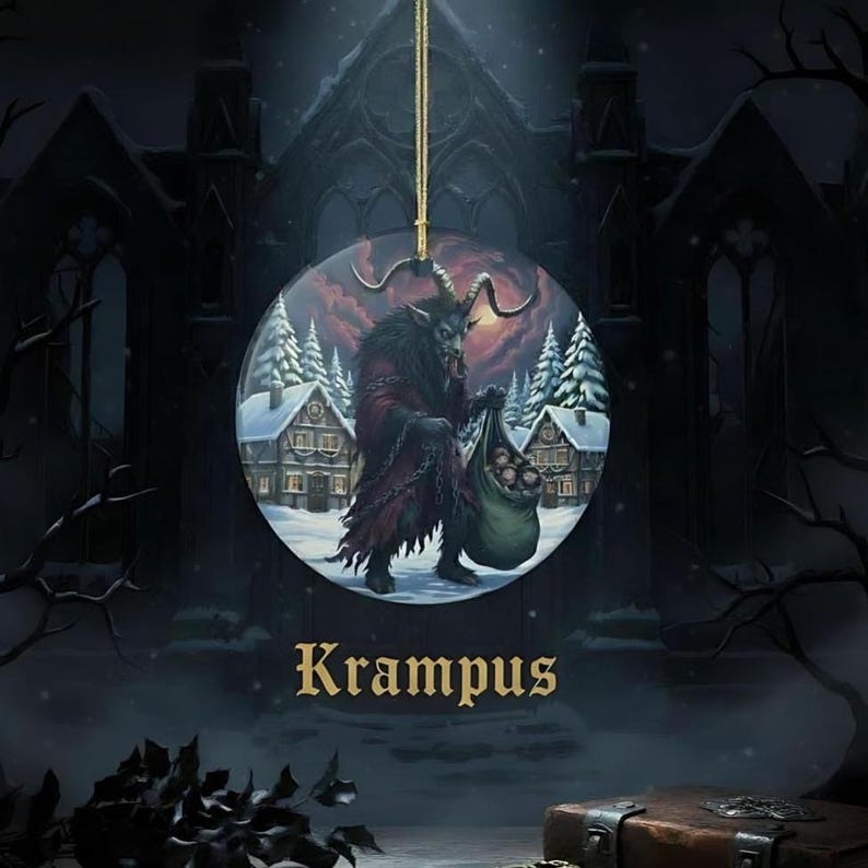 Dark Winter Legends Ornaments – Krampus, Frau Perchta, Yule Cat ...