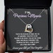 To My Mother Necklace, Precious Mama Love Dancing, Beacon of Hope Gift ...