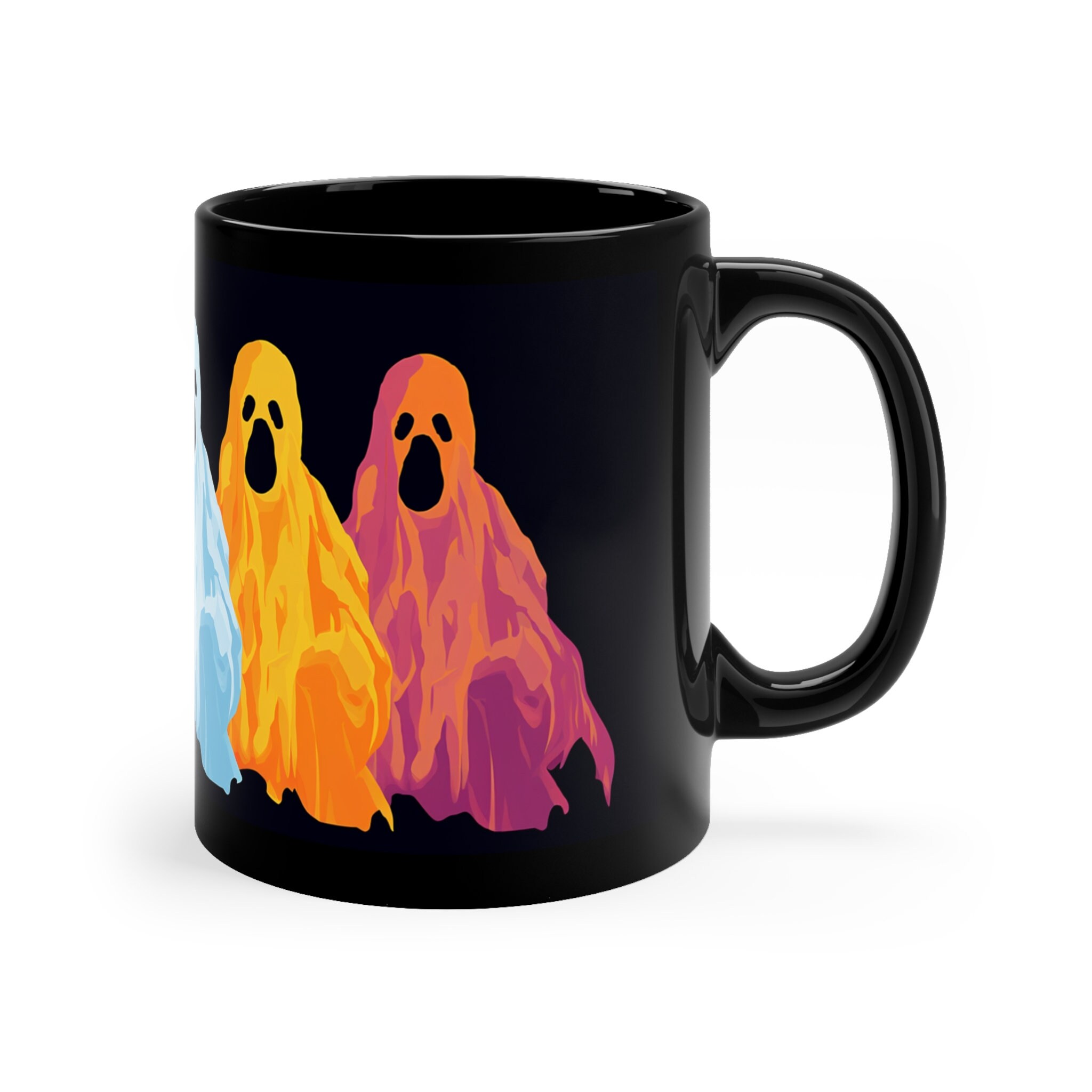 Pop Art Ghost Coffee Cup - Etsy