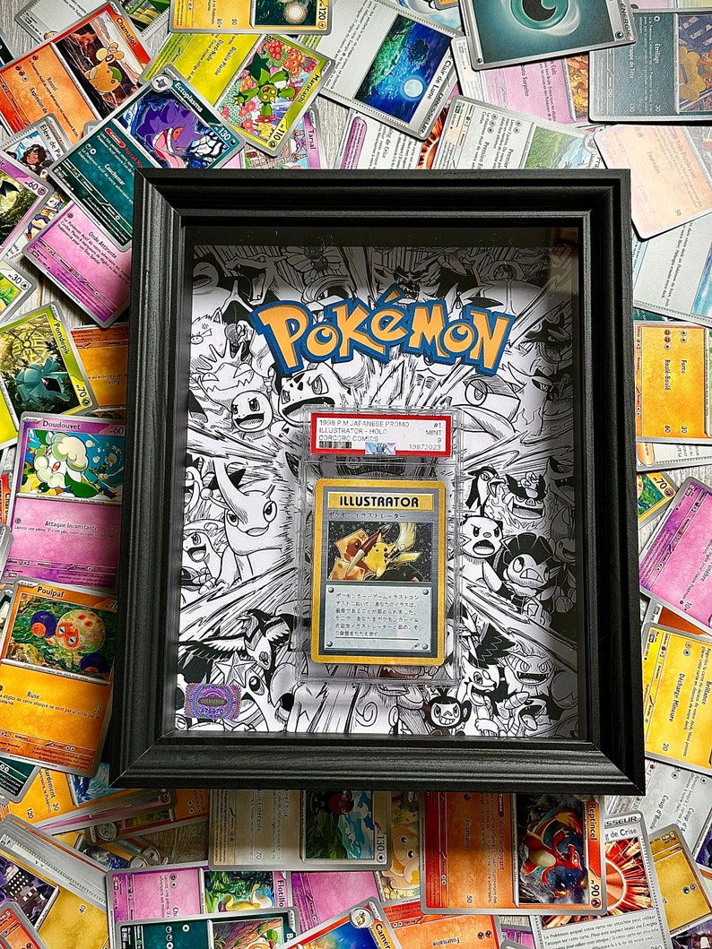 Ultra Rare Pokemon Card Frame Pokemon Illustrator - Etsy