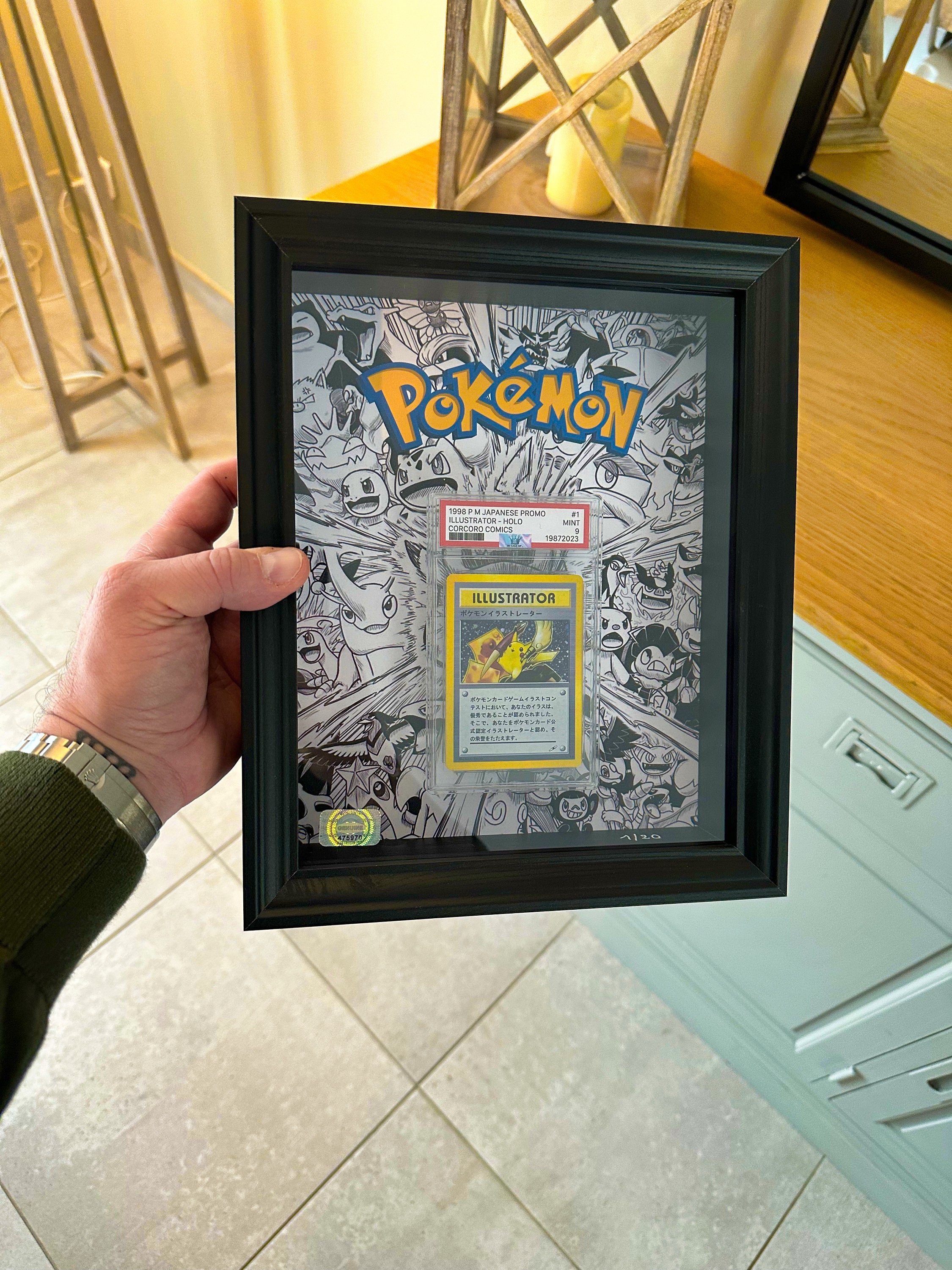 Ultra Rare Pokemon Card Frame Pokemon Illustrator - Etsy
