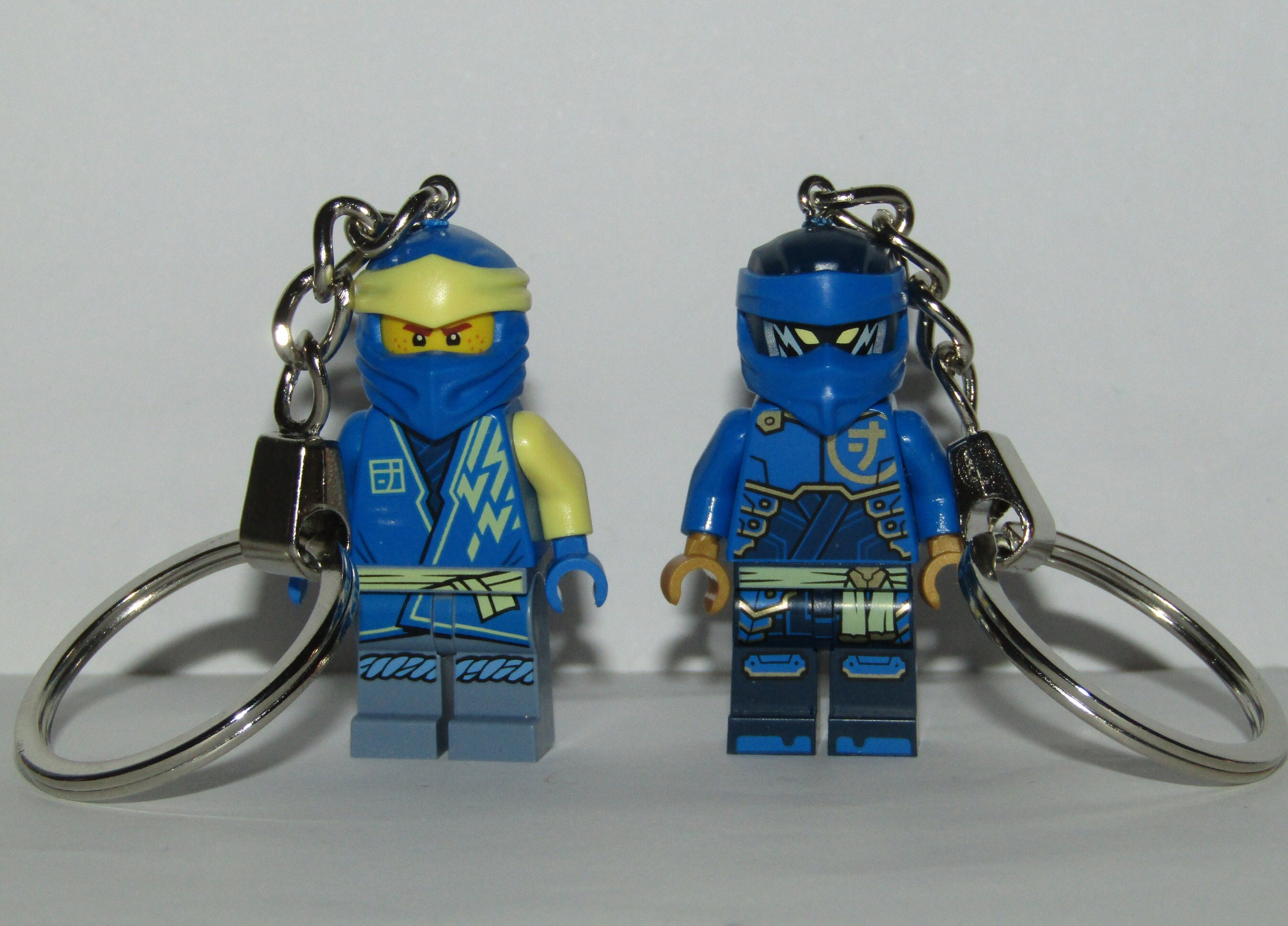 Lego Jay Ninja Ninjago Themed Keychain and Lovely Present Box Handmade ...