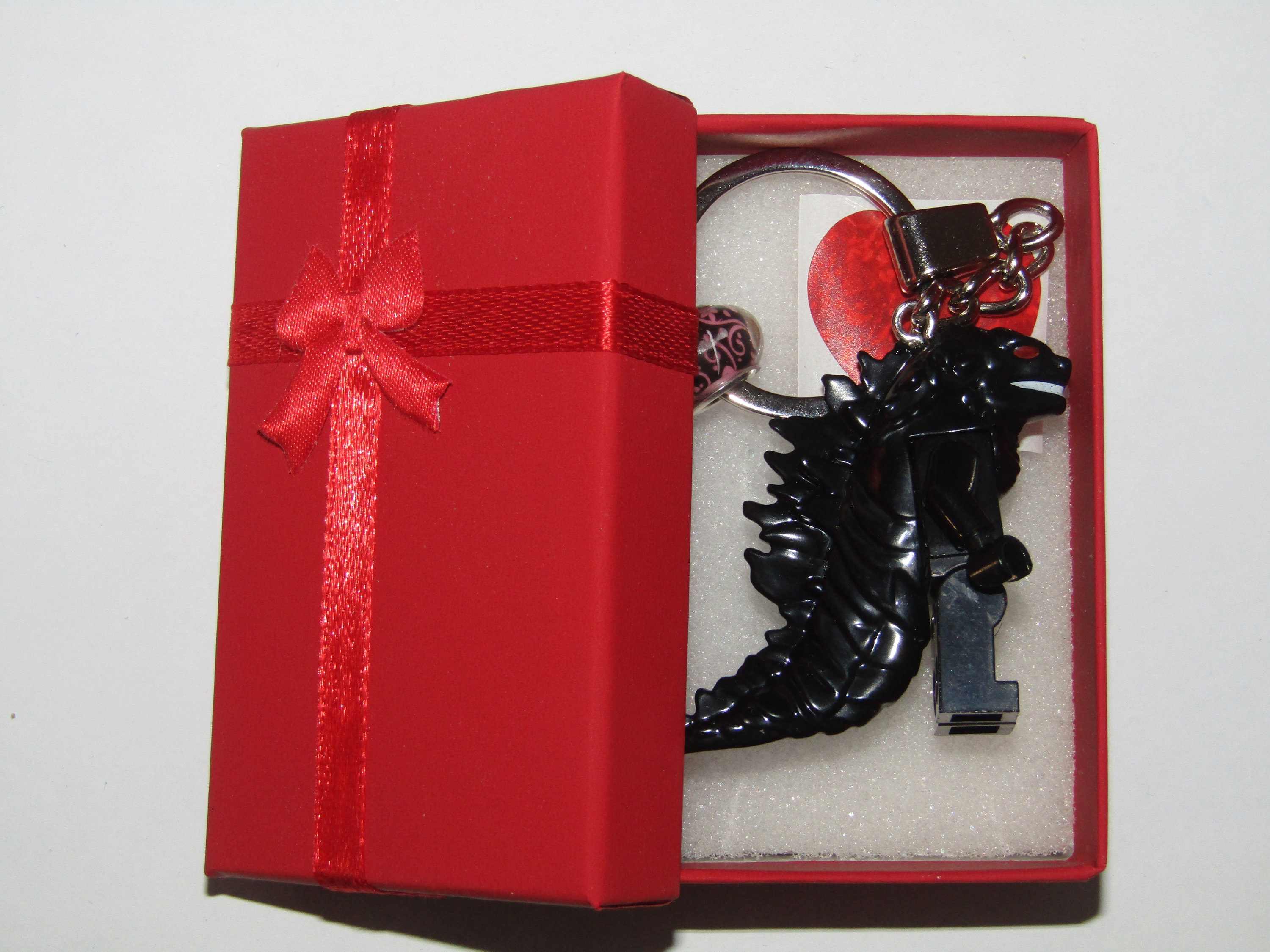 Godzilla Monster Keychain & Present Box Choose Your Monster Dinosaur ...