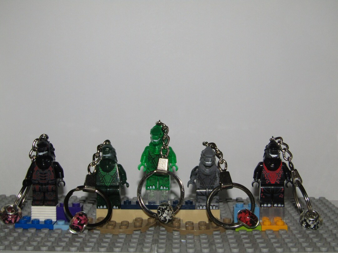 Godzilla Monster Keychain & Present Box Choose Your Monster Dinosaur ...