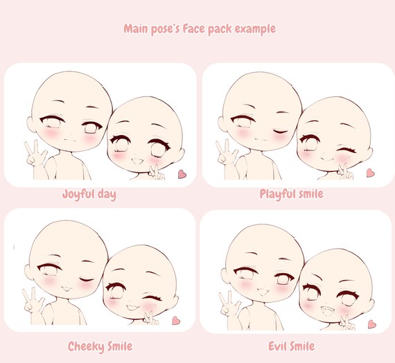 Chibi Love Faces