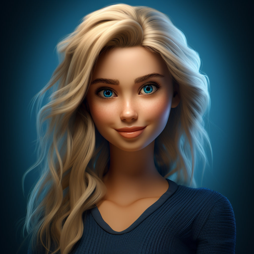 Custom Pixar Cartoon Style Portrait as Pixar Avatar Style Character, 3D ...