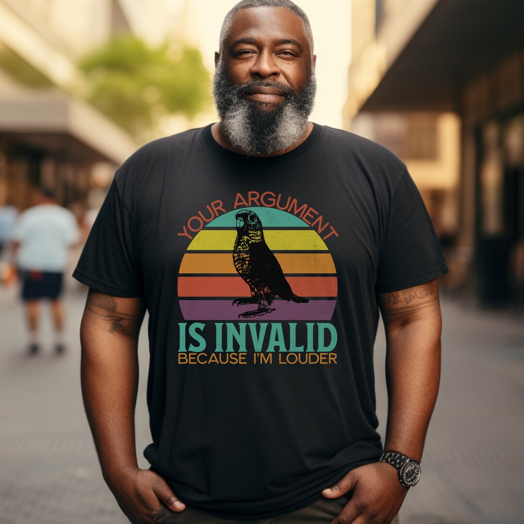 Invalid Argument, I'm Louder Cute Parrot Shirt, Bird Lover, Animal Mom ...