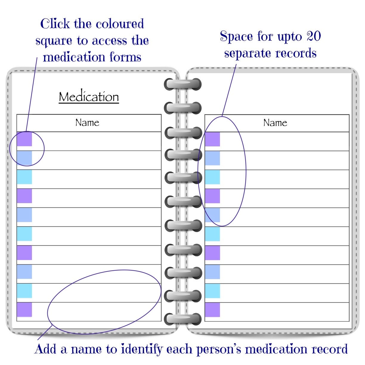 Digital Medication Form, Printable, for Childcare, Childminder Settings ...