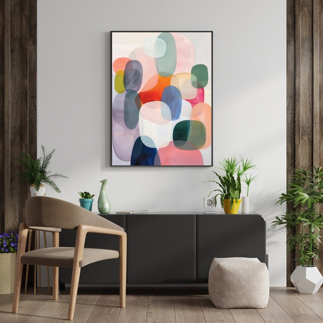 Abstract Color Harmony - Modern Art | Digital Download | Printable Art ...