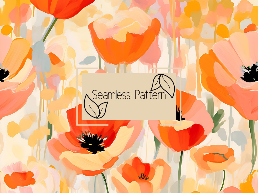 Floral Seamless Pattern | Digital Paper | Seamless Pattern | Repeating ...