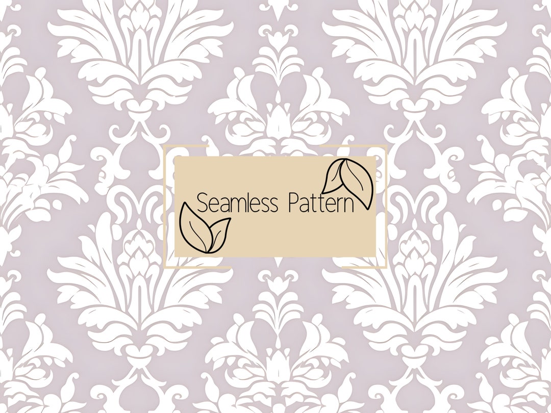 Damask Seamless Pattern | Wedding Seamless Pattern | Repeating Pattern ...