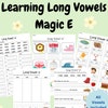 Alphabet Trace and Count Letter Recognition Activity Worksheet L ...