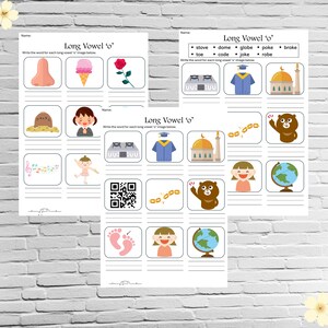 Long Vowel O Worksheets Magic E Phonics Activties Printables for ...
