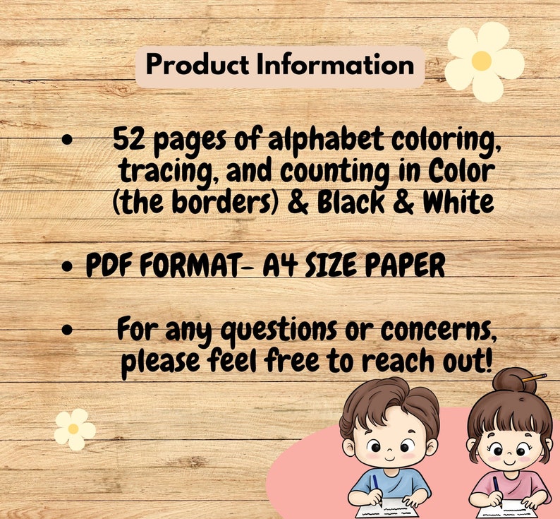 Alphabet Trace and Count Letter Recognition Activity Worksheet L ...