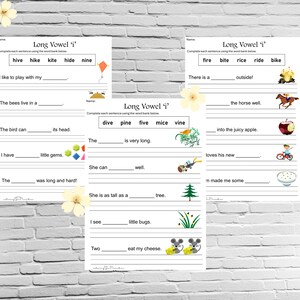 Long Vowel O Worksheets Magic E Phonics Activties Printables for ...