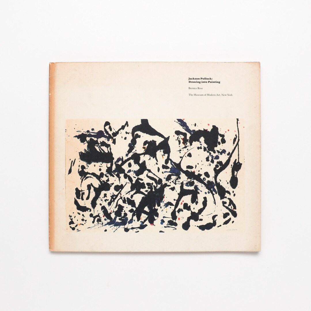 Jackson Pollock - Vintage Coffee Table Book, MCM Decor, Apartment Decor ...