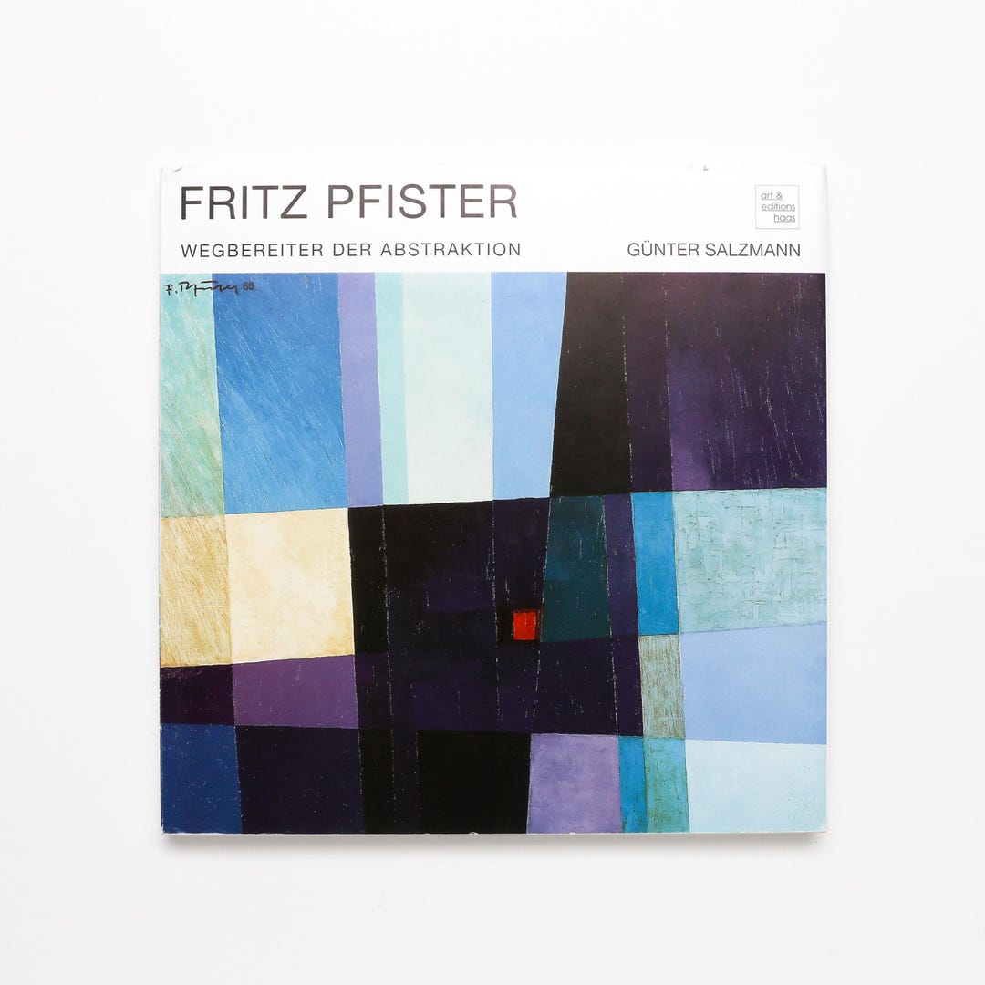 Fritz Pfister - Vintage Coffee Table Book, MCM Decor, Apartment Decor ...