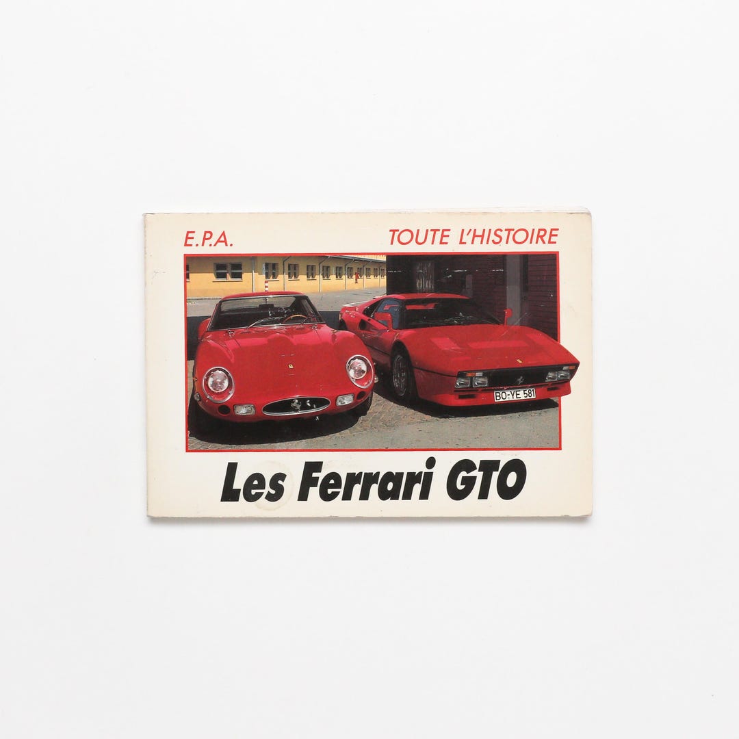 Les Ferrari GTO - Vintage Car Coffee Table Book - Etsy