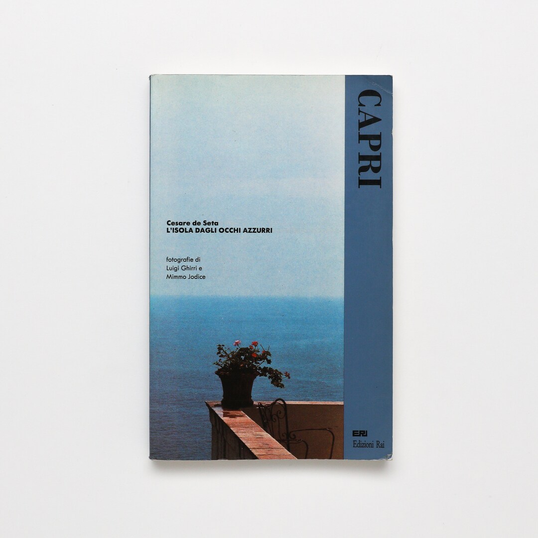 Capri - Vintage Coffee Table Book, MCM Decor, Apartment Decor, Table ...