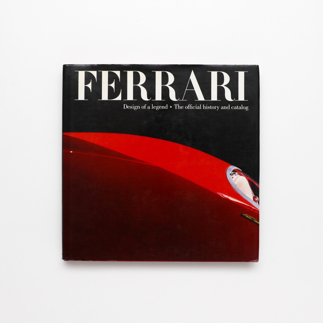 Ferrari - Vintage Coffee Table Book, MCM Decor, Apartment Decor, Table ...