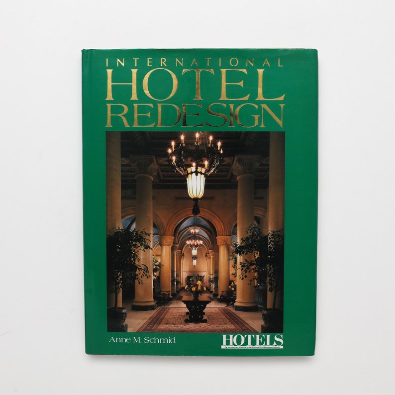 International Hotel Redesign Vintage Coffee Table Book, MCM Decor ...
