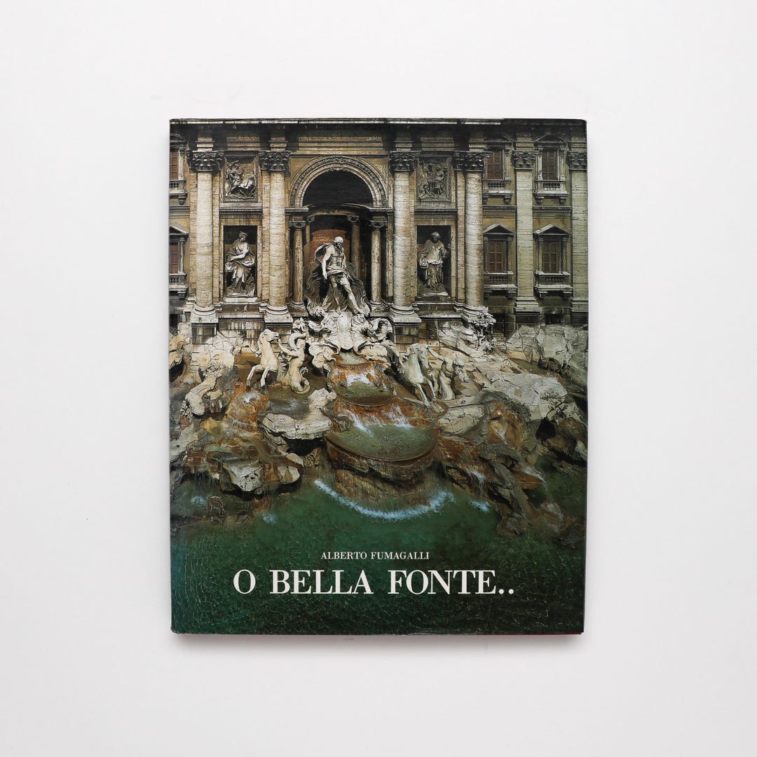 O Bella Fonte - Vintage Coffee Table Book, MCM Decor, Apartment Decor ...