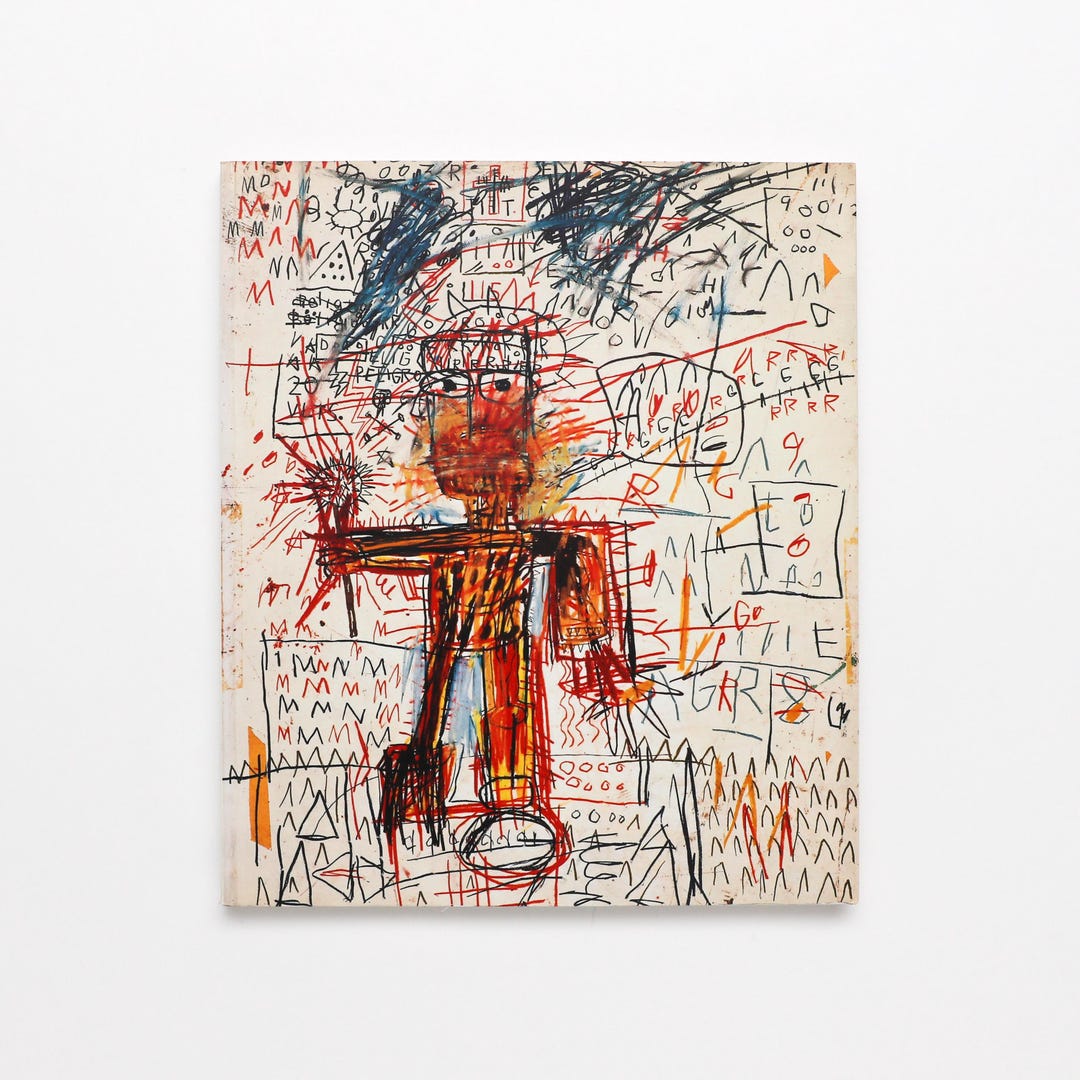 Jean Michel Basquiat - Vintage Coffee Table Book, MCM Decor, Apartment ...