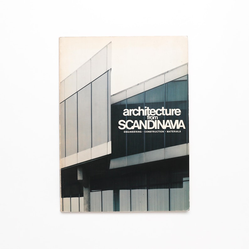 Architecture From Scandinavia - Vintage Coffee Table Book, MCM Decor ...