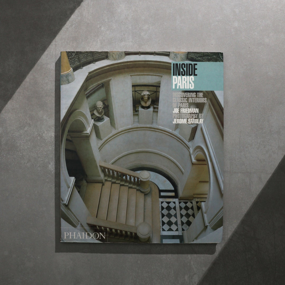 Inside Paris - Vintage Coffee Table Book, MCM Decor, Apartment Decor ...