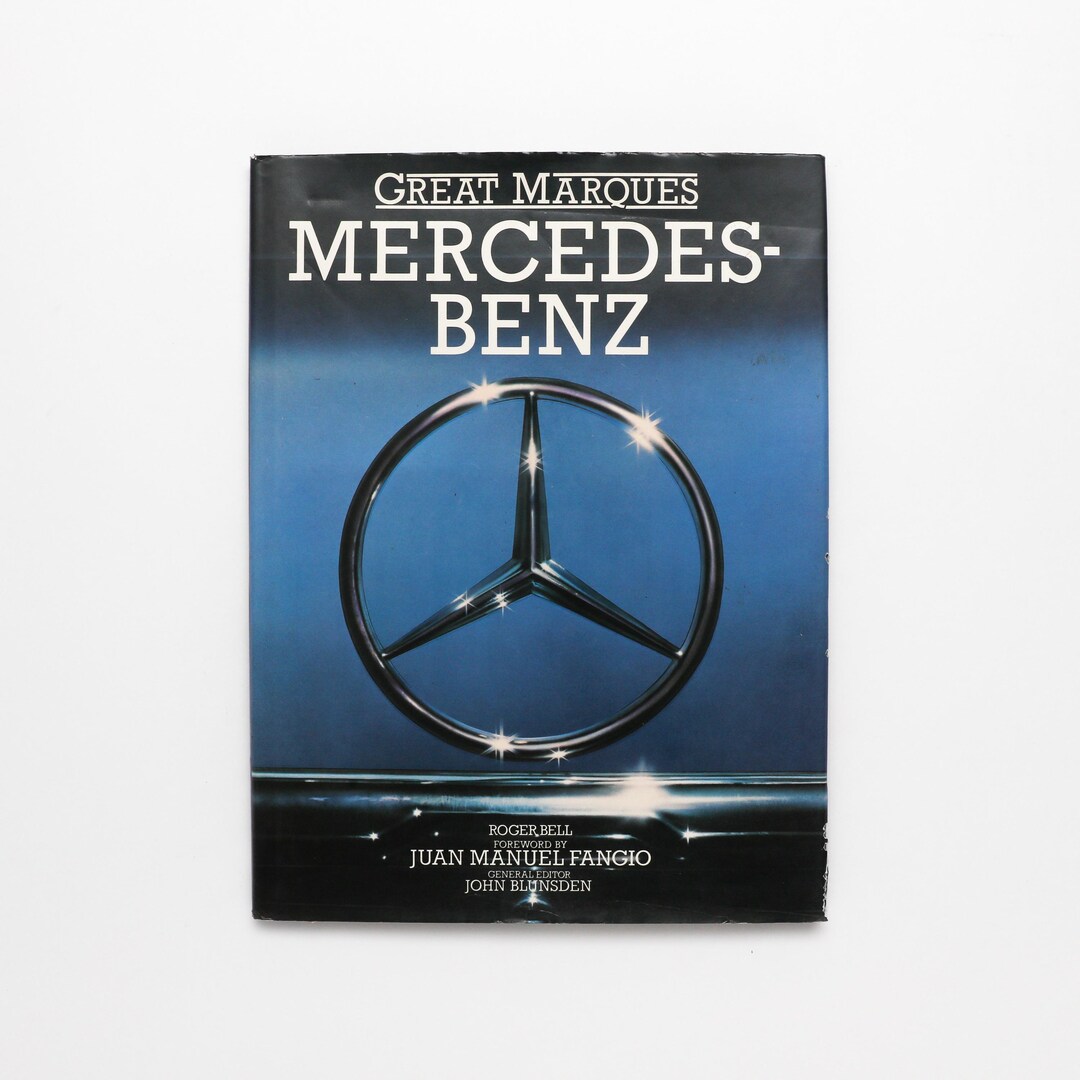 Mercedes Benz - Vintage Coffee Table Book, MCM Decor, Apartment Decor ...