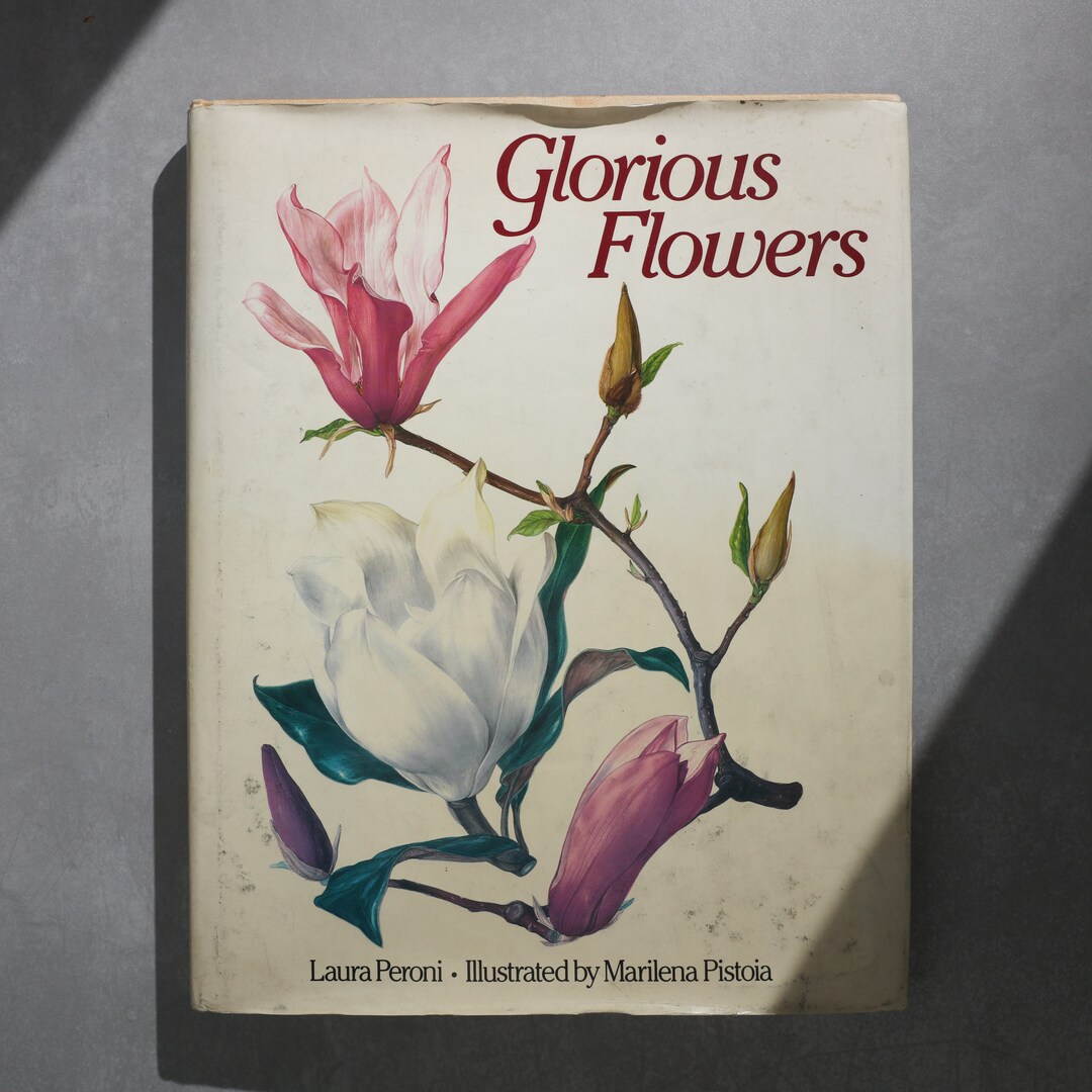 Glorious Flowers - Vintage Coffee Table Book, MCM Decor, Apartment ...