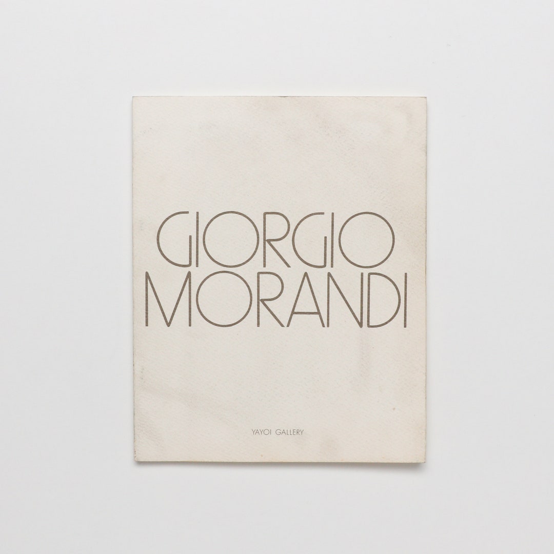 Giorgio Morandi Vintage Coffee Table Book, MCM Decor, Apartment Decor ...